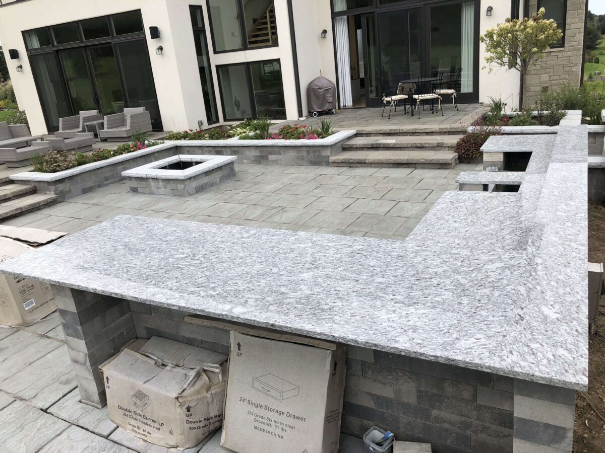 Outdoor Applications | Finished Jobs - Wisconsin Granite
